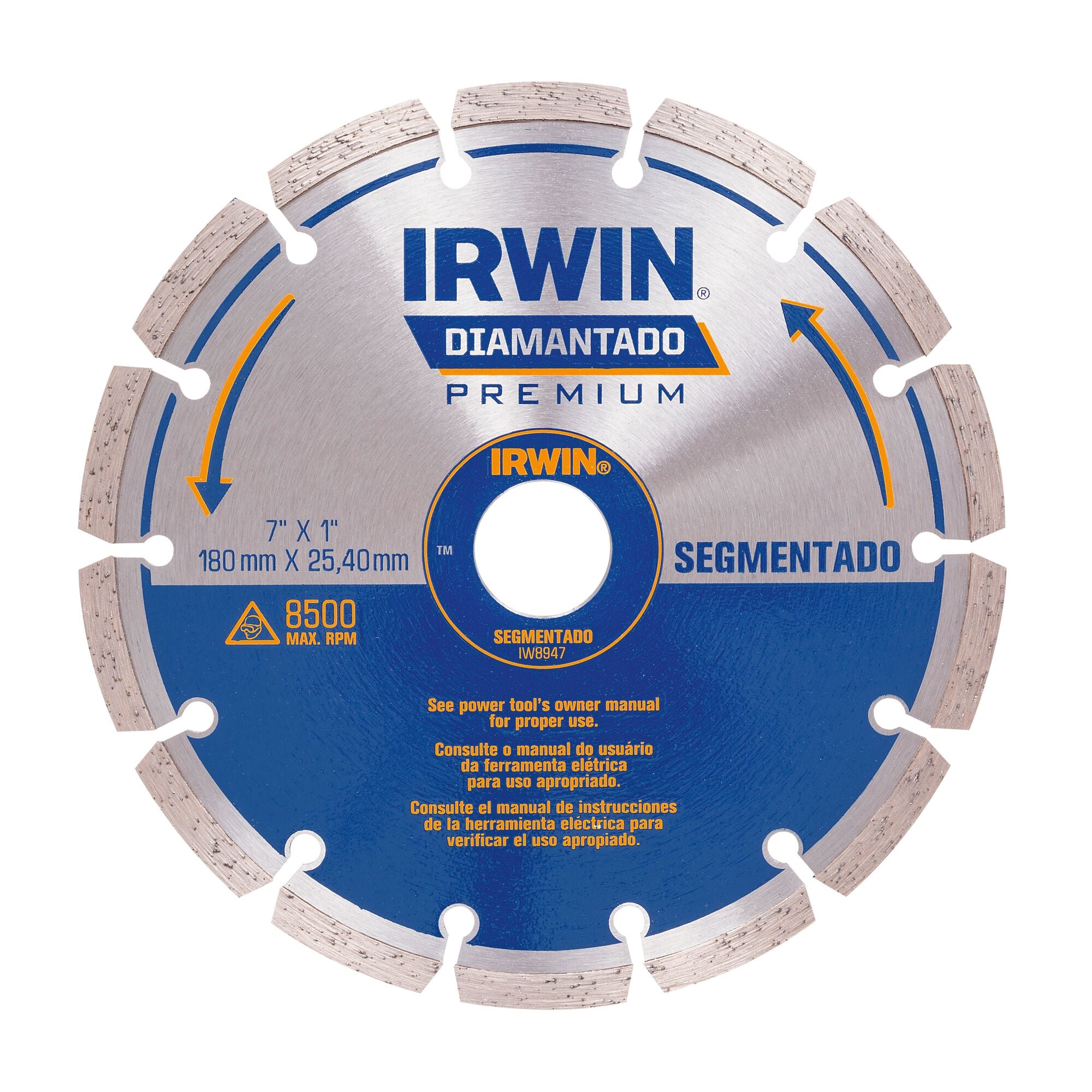 Segmented Diamond Blade Wet/Dry 7" Irwin – RB Tools & Equipment